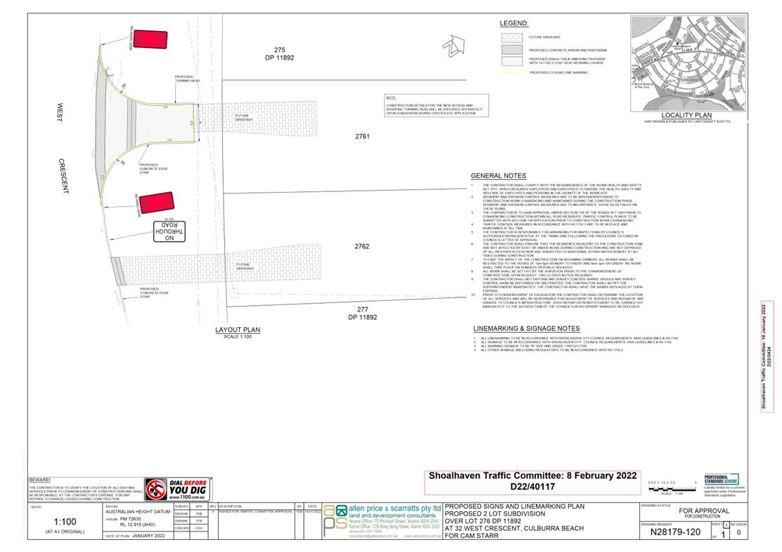 Agenda of Shoalhaven Traffic Committee - 8 February 2022