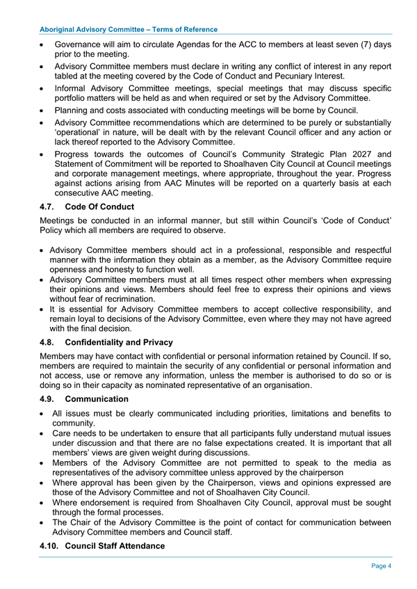 Agenda of Aboriginal Advisory Committee - Tuesday, 8 November 2022